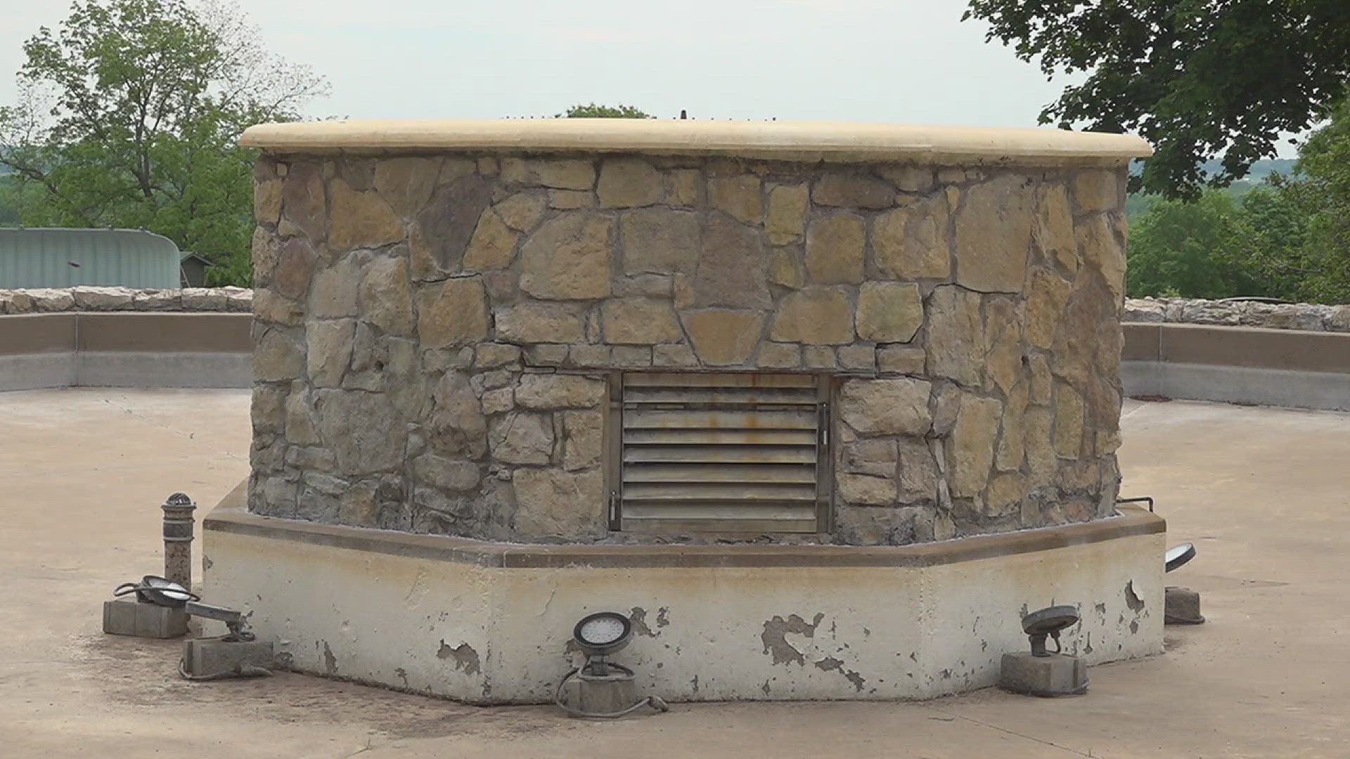 Fountain in Burlington's Crapo Park vandalized, park officials say
