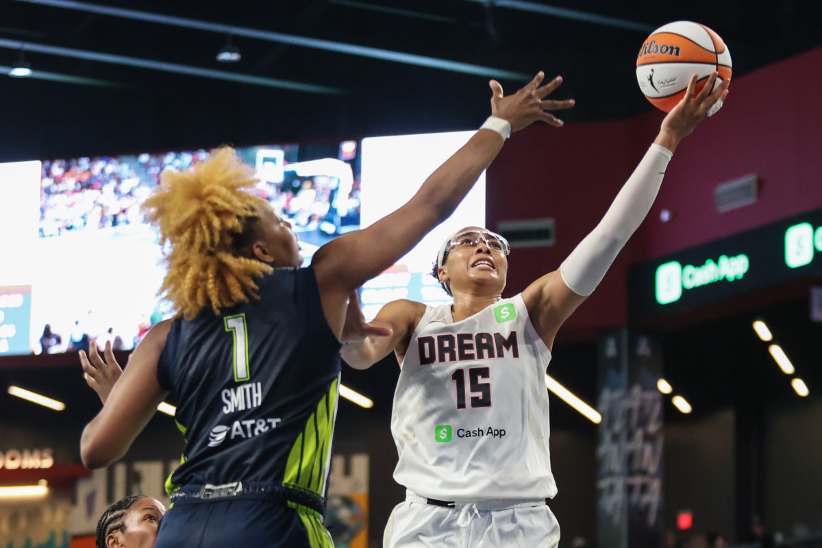 WNBA Sends Strong Message on Dream's Allisha Gray Besting Paige ...