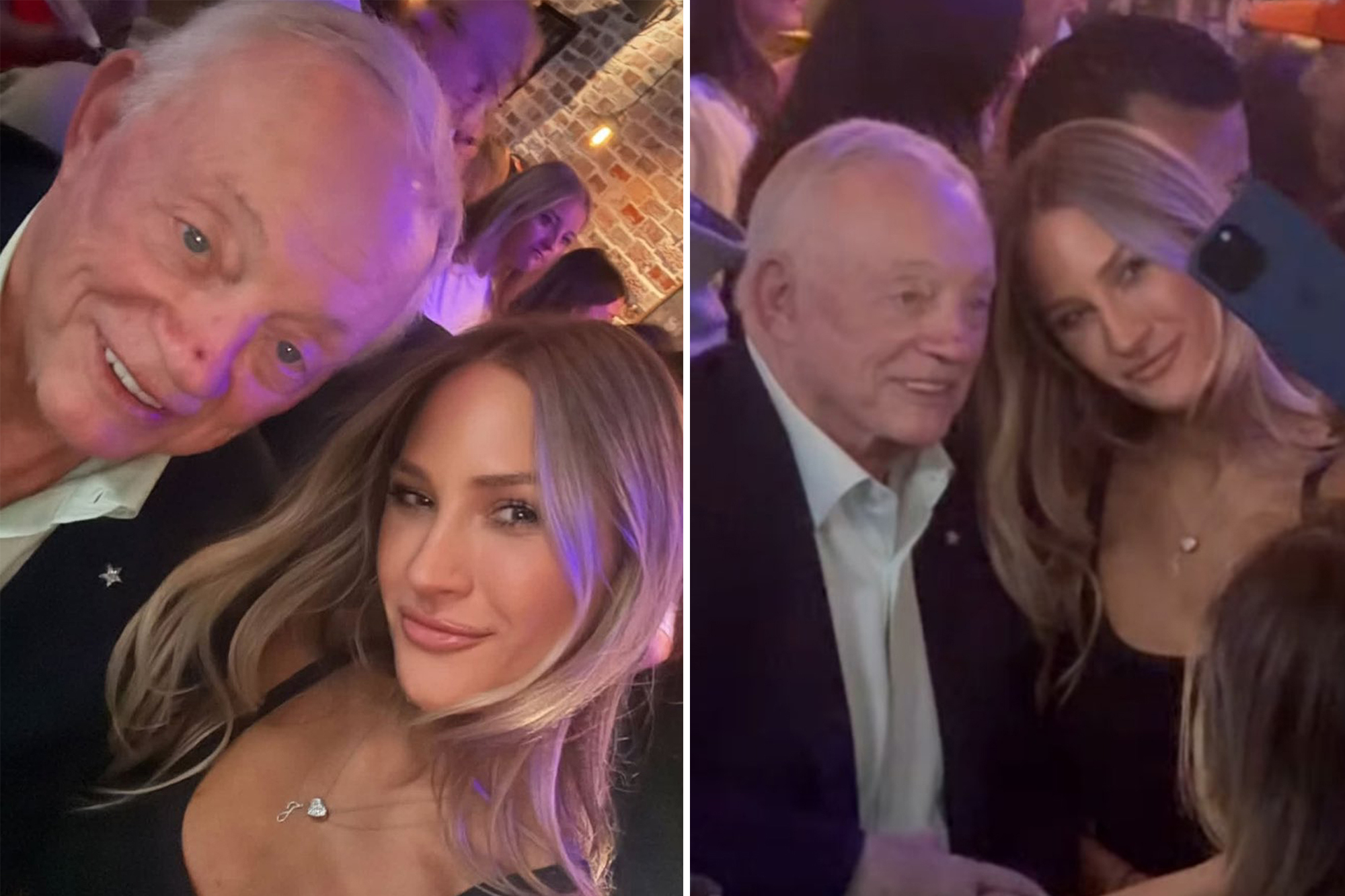 Jerry Jones goes viral for photos with young blonde at Dallas bar