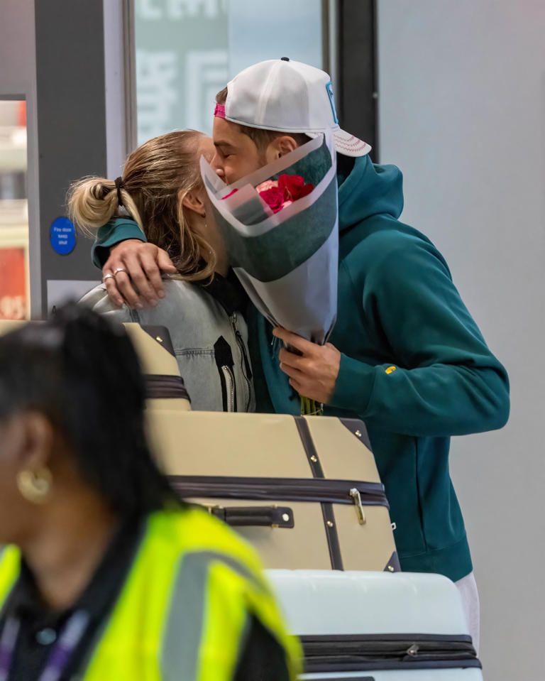 JoJo Siwa and Chris Hughes have affectionate reunion in London after confirming romance with a kiss