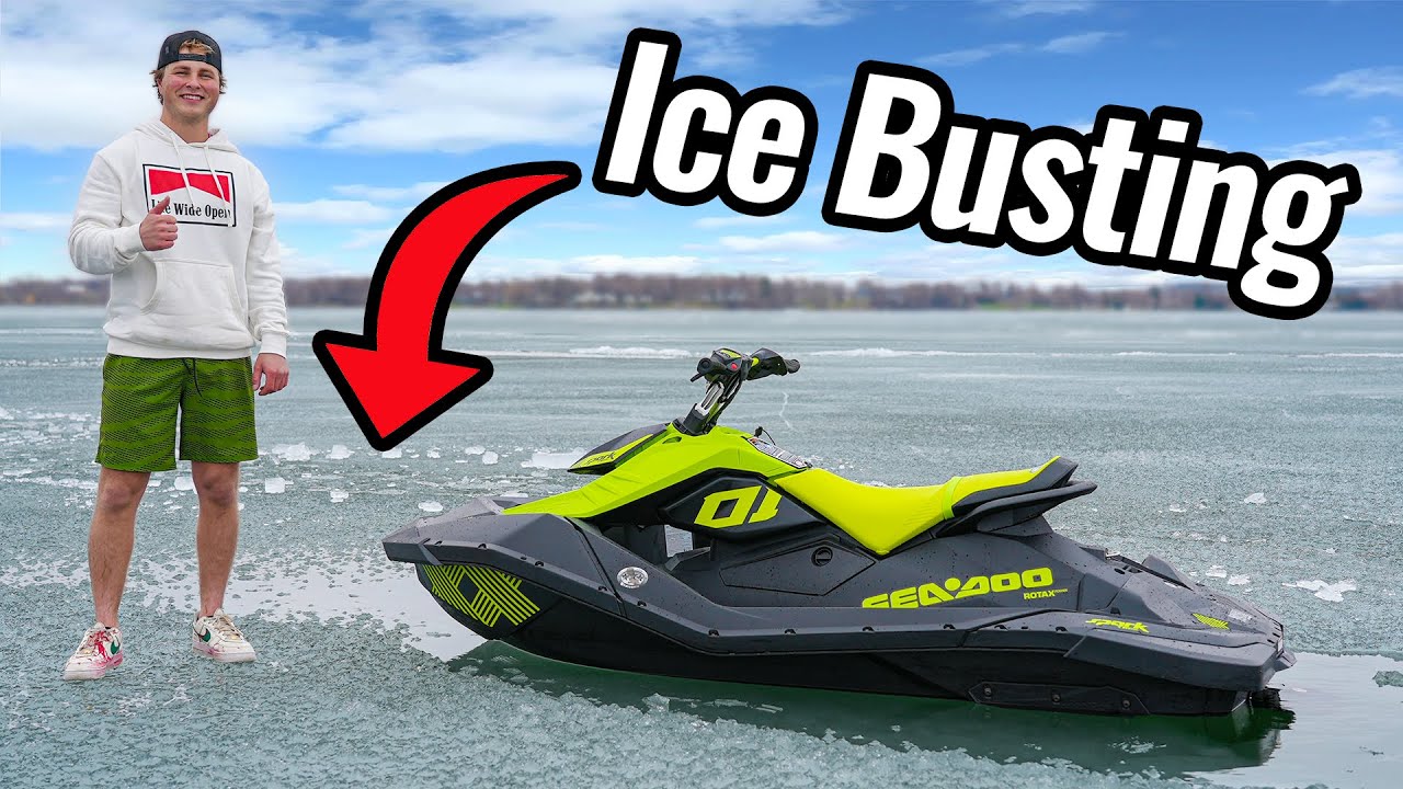 New Jet Ski Ice Busting!! 🏄‍♂️