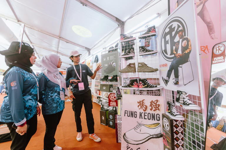 At KL book fair, vintage sneaker brand Fung Keong turns heads with ...