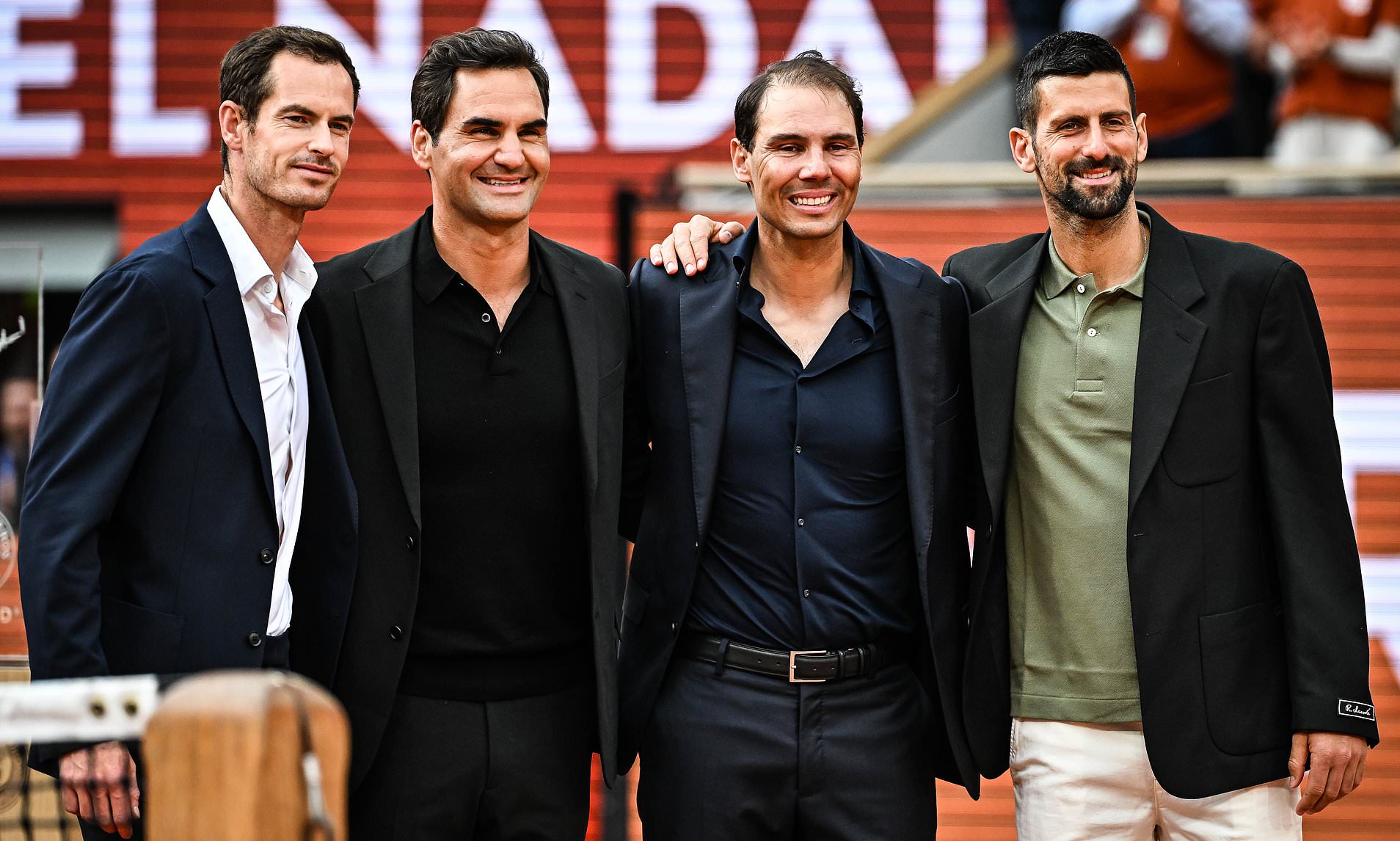 Rafael Nadal sheds tears as the 'big four' reunite for Spaniard's ...