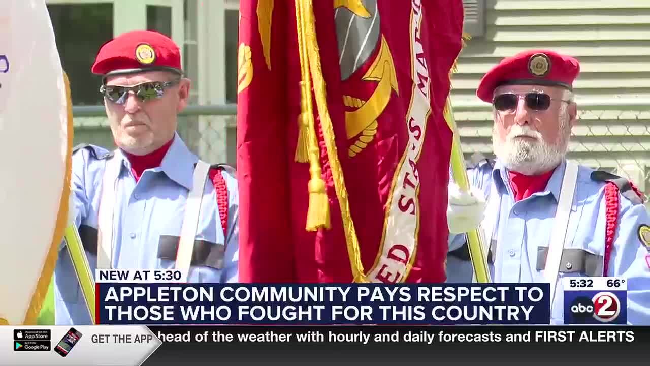 Appleton community pays respect to fallen troops at Memorial Day ...