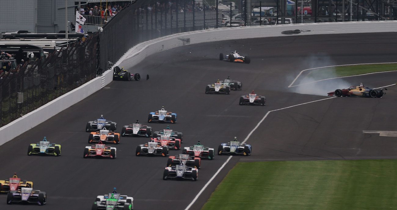 From hope to heartbreak: Larson's Indy run ends early after spin