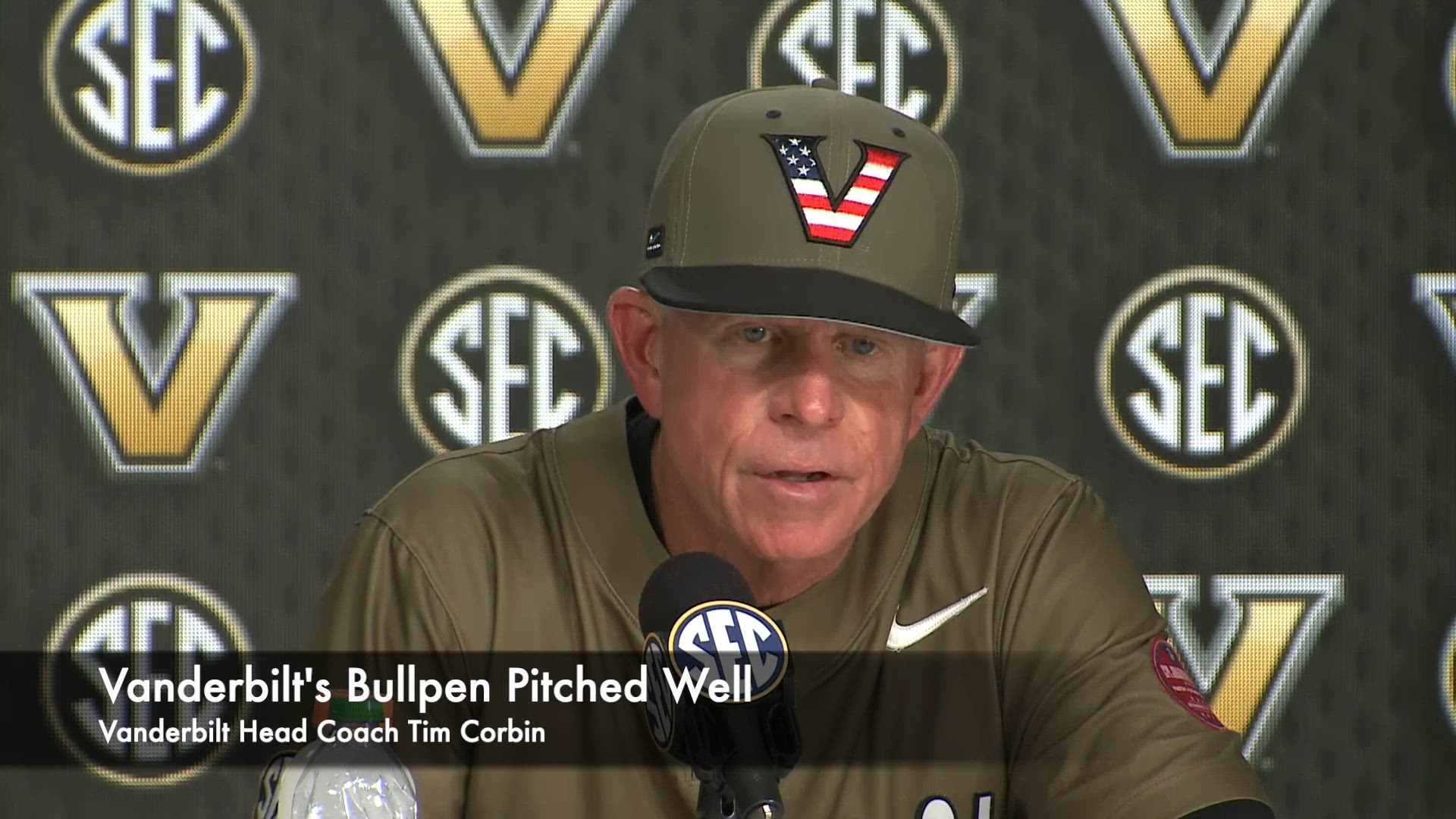 Tim Corbin Discusses The Bullpen After Winning the SEC Championship