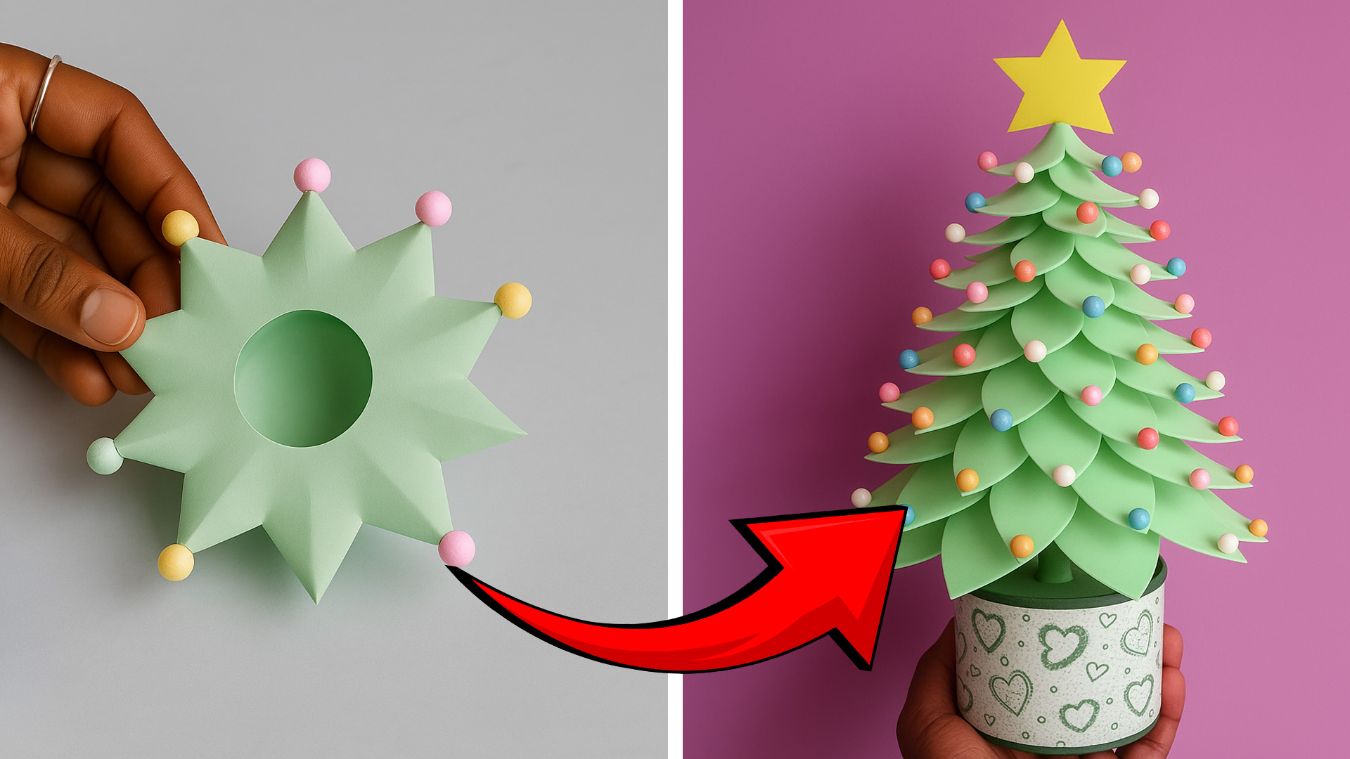 DIY 3D Paper Christmas Tree | Easy Step-by-Step Holiday Craft