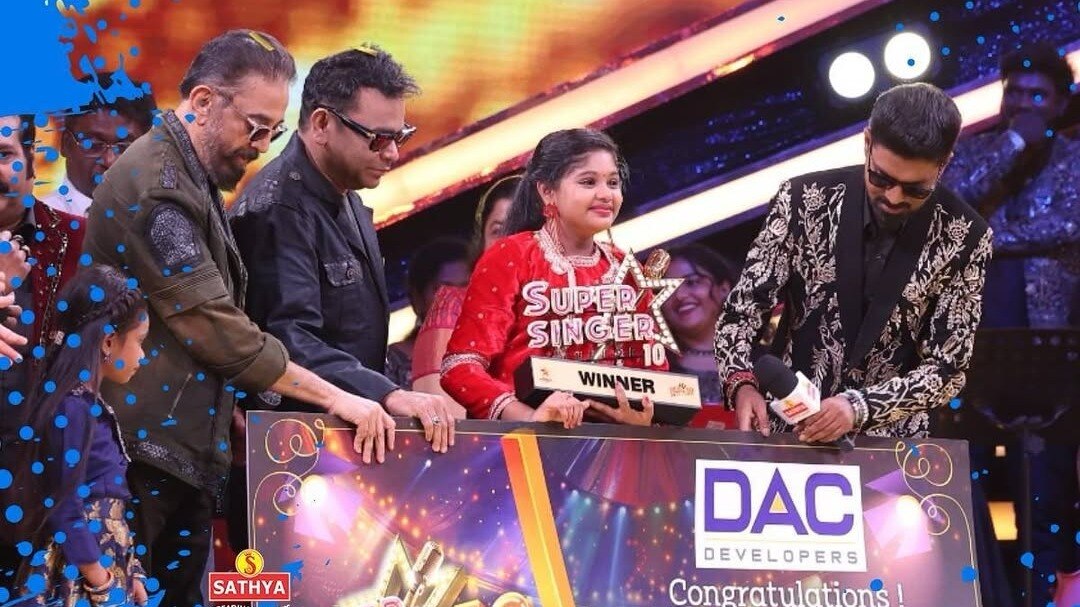 Gayathri lifts Super Singer Junior 10 trophy, wins villa worth Rs 60 lakh
