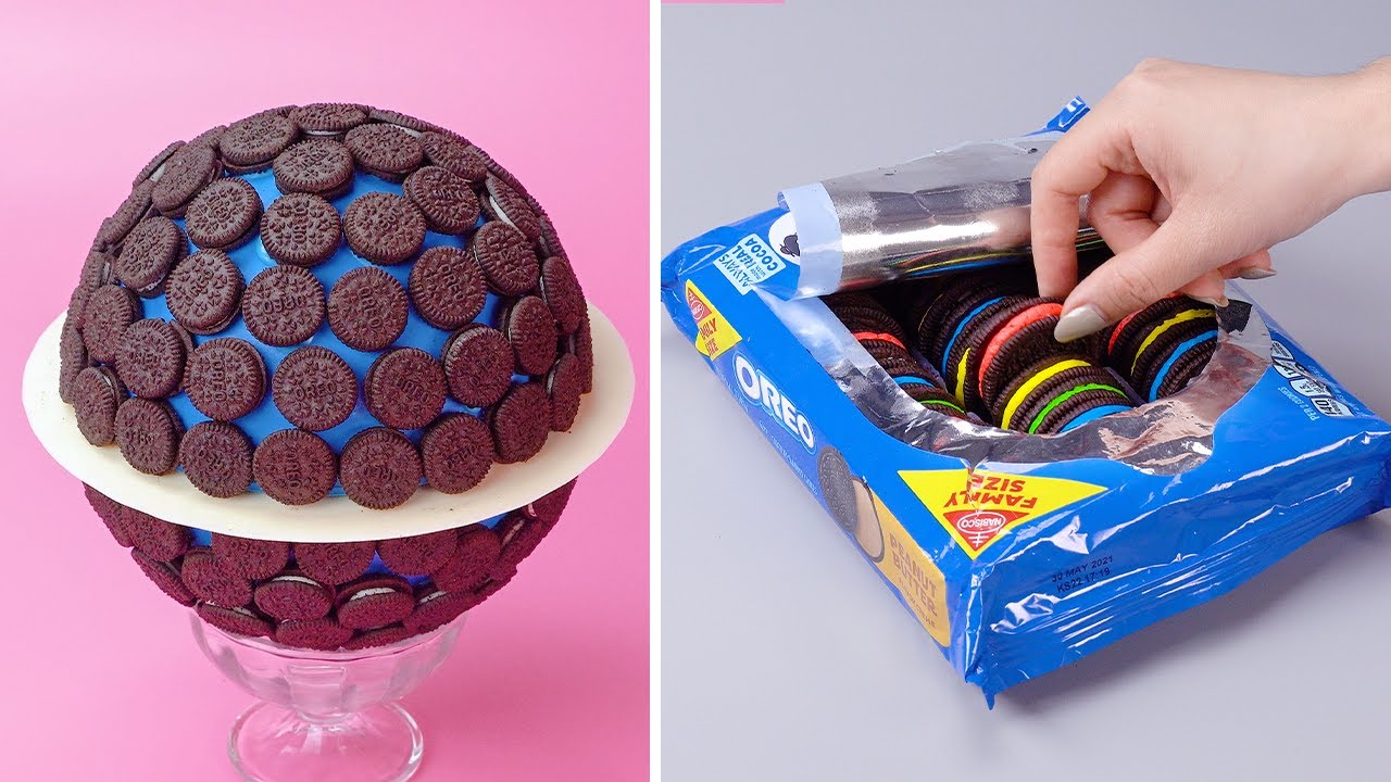 Hoe Maak Je Een Oreo Planeet Cake & Rainbow Oreo’s? 🌈🍪 | Satisfying ...