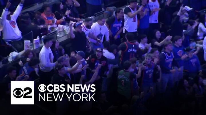 Knicks' stunning comeback win in Game 3 electrifies watch party at MSG