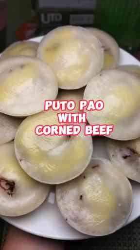 Easy to Make Puto Pao with Corned Beef