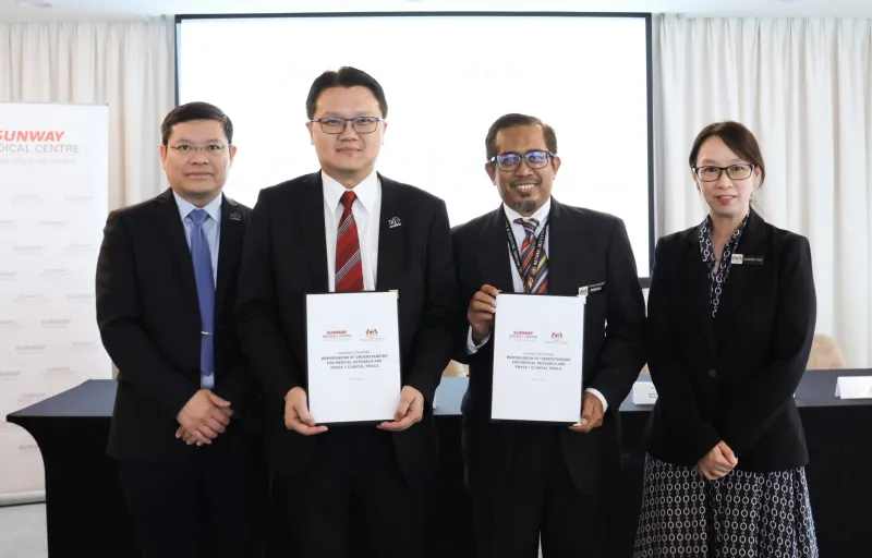 Sunway Medical Centre, NIH ink MoU to advance Phase 1 clinical trials