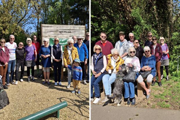Tributes paid to park group members after benches dedicate to their memory