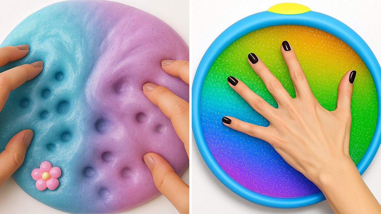 10 Minutes of No Talking Slime ASMR | Pure Satisfying Sounds for Deep ...