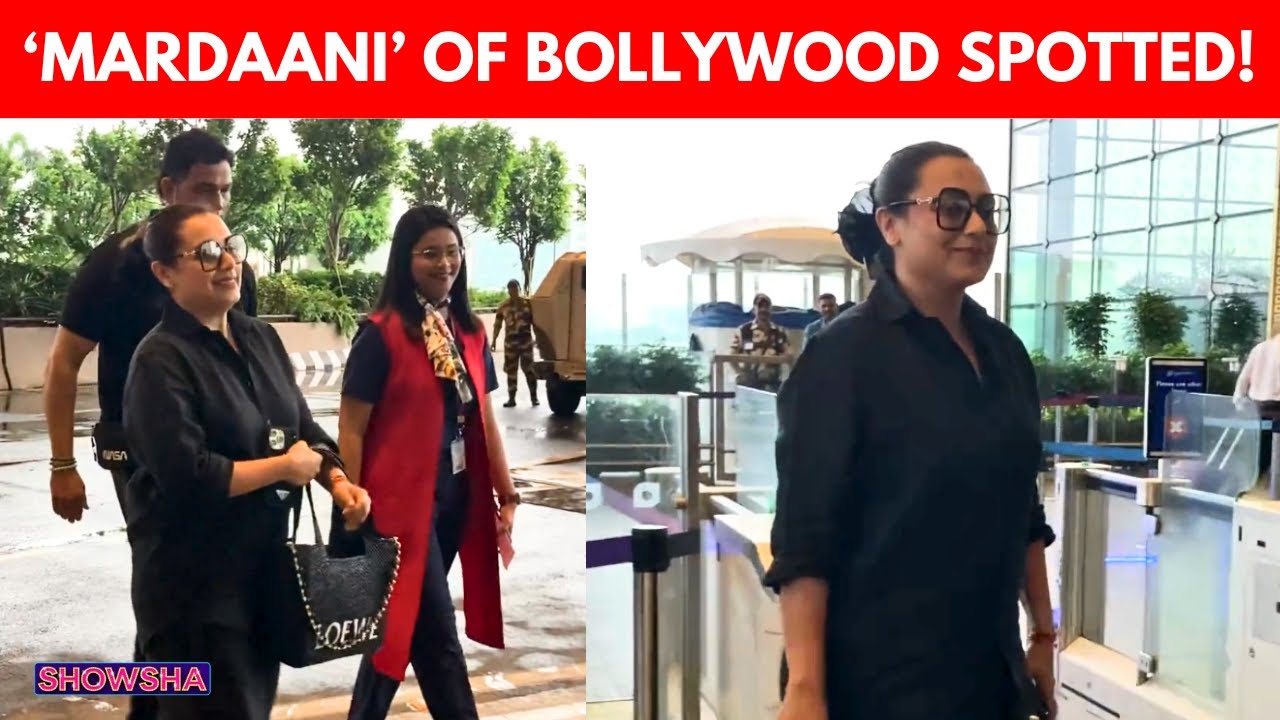 Rani Mukerji Oozes Effortless Casual Glam As She Gets Papped Flying Out ...