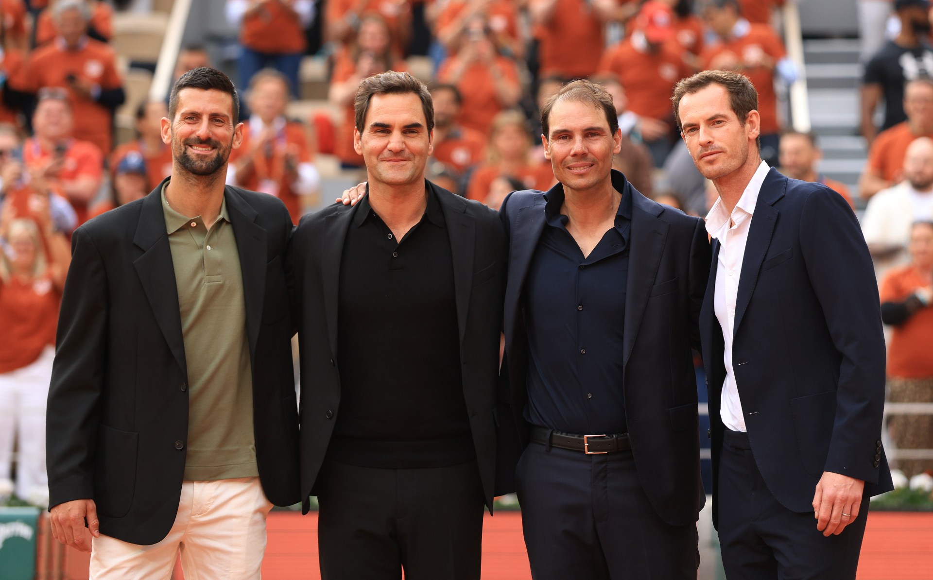 Rafael Nadal immortalised at French Open after emotional Big Four ...