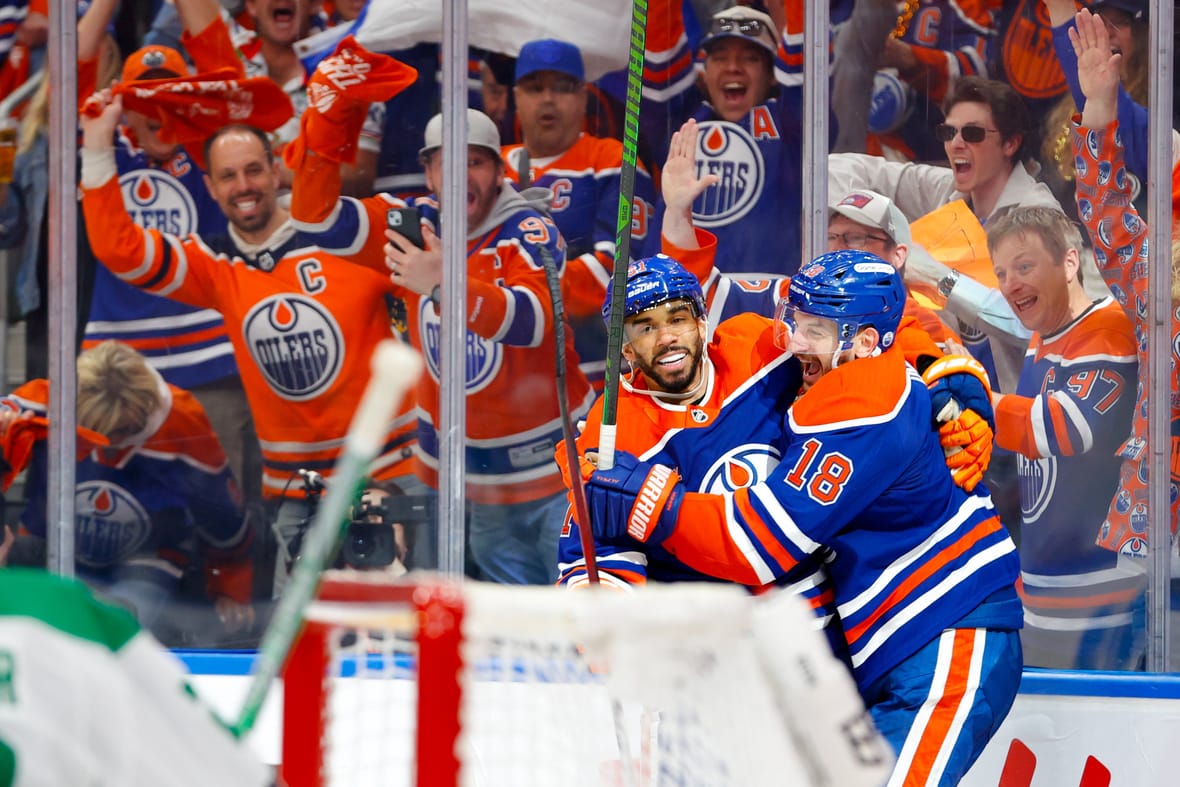 Oilers take Western Conference Final lead with 6-1 win over Stars in ...