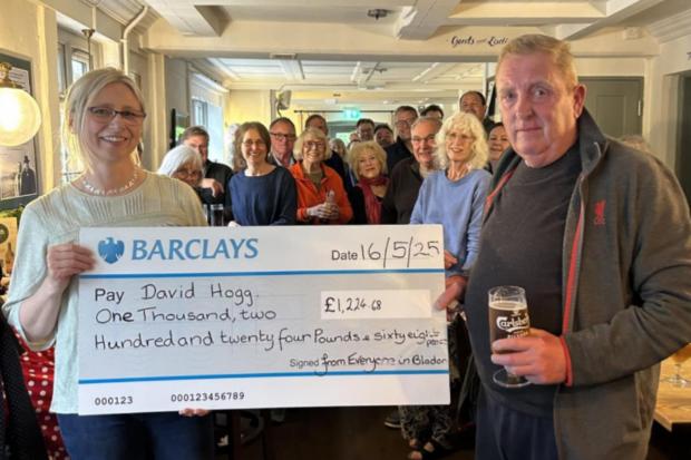 Village gathers to thank postman as he retires after 41 years