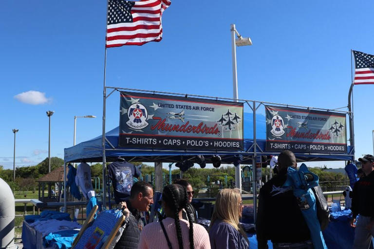Faces in the crowd at the 2025 Jones Beach Air Show