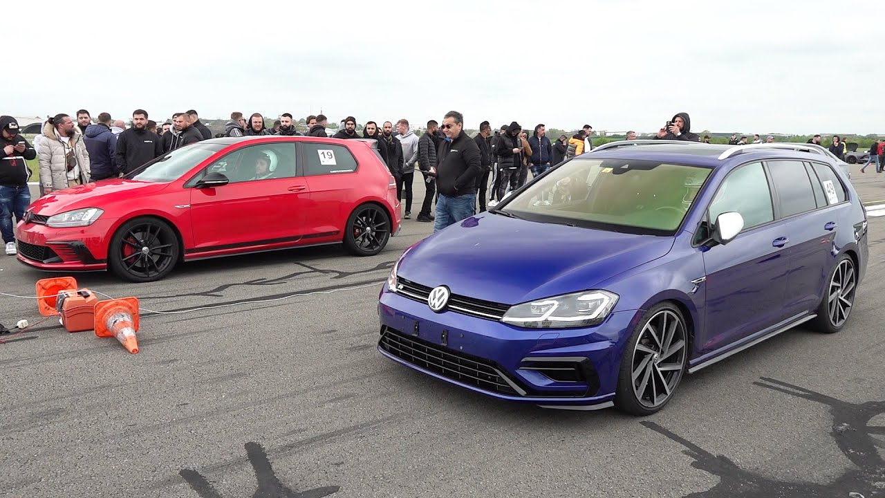 Golf R Variant NAR&CAR vs Golf 7 GTI Clubsport S – Wagon vs Track Beast!