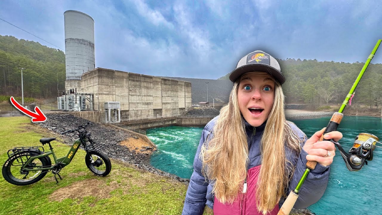 E-Bike Trek to Mountain Spillway Finds Giant Catch