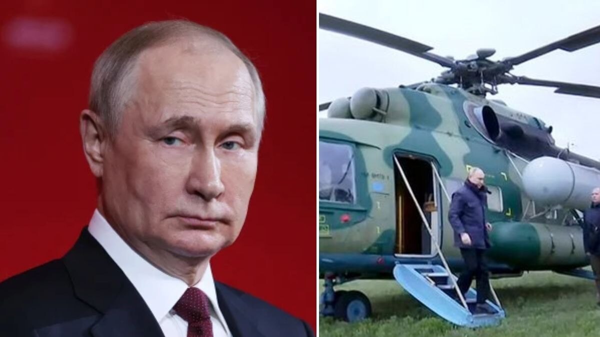 Putin's chopper was 'at epicentre' of Ukrainian drone attack, claims ...