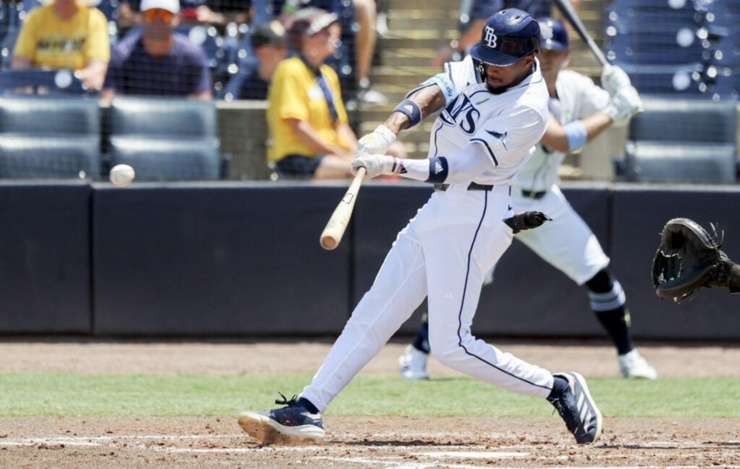 Chandler Simpson Showing He Isn’t Just Fast, He Can Also Hit