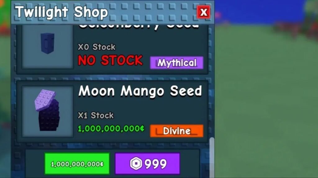 Grow A Garden Moon Mango guide