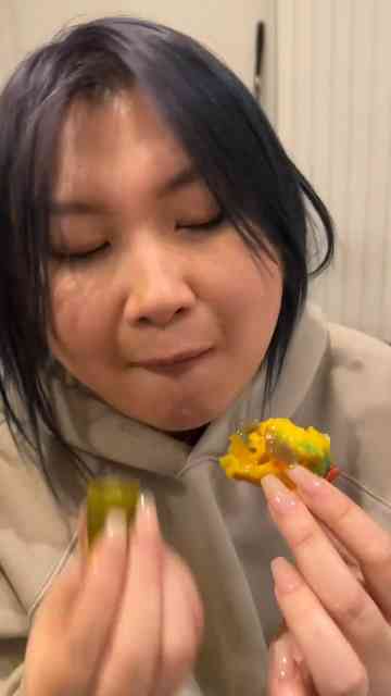 Fruit Roll-Ups & mango gelato — haha, highly recommend! We totally felt ...