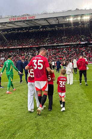 Jonny Evans' wife Helen shares a touching social media post after Man ...