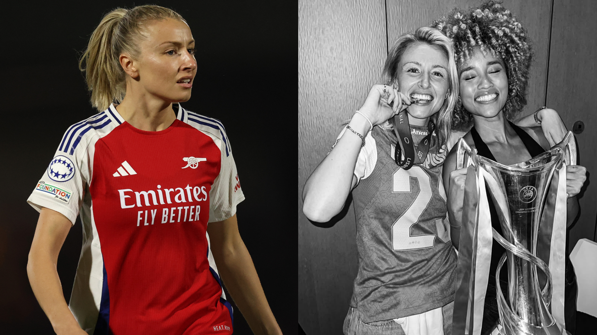 'Pure magic' - Leah Williamson celebrates Arsenal's stunning Champions ...