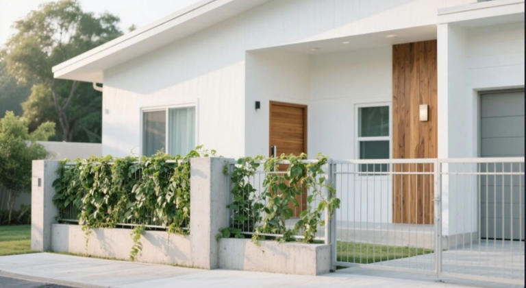 7 Desain Pagar BRC Estetik untuk Rumah Minimalis Subsidi, Simple tapi ...