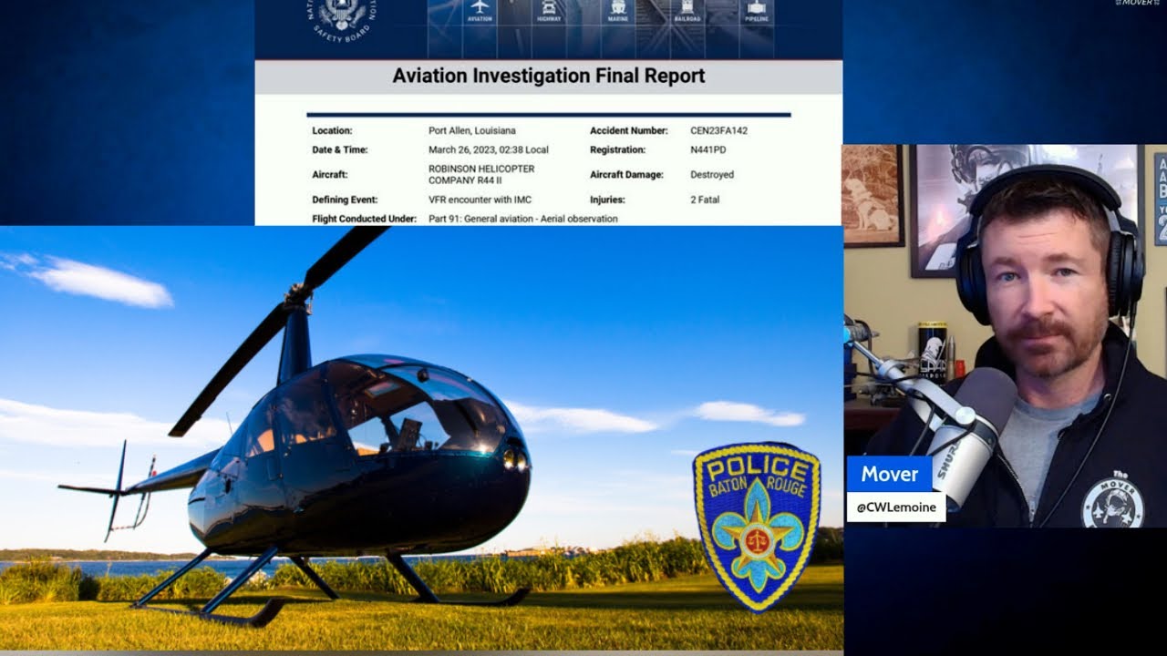 Revisiting the Tragedy: NTSB Report on the Crash That Shaped BRPD Aviation