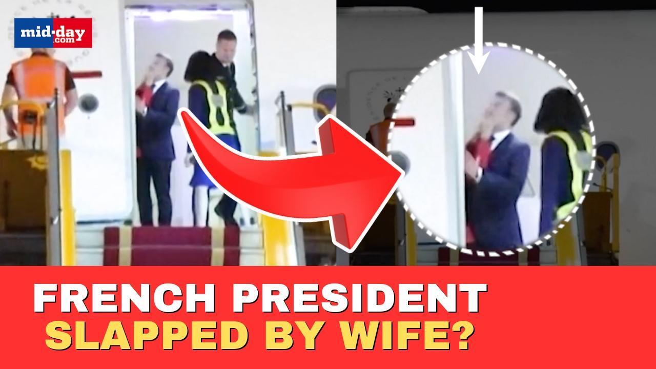 Caught On Cam: Did French President Macron get slapped by wife on the ...