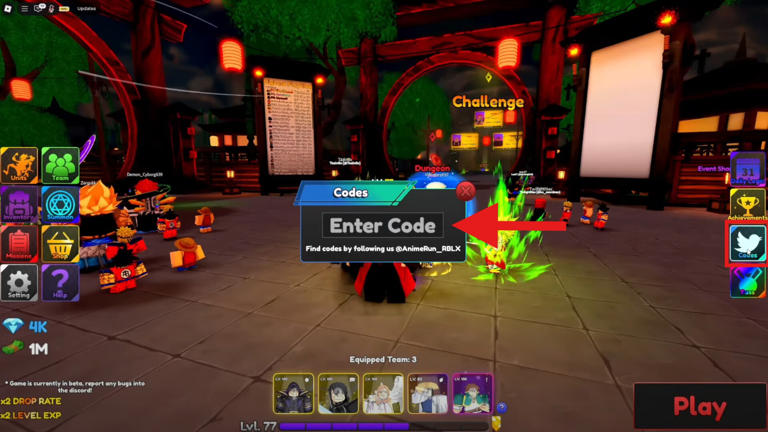 Anime Run Kingdom codes