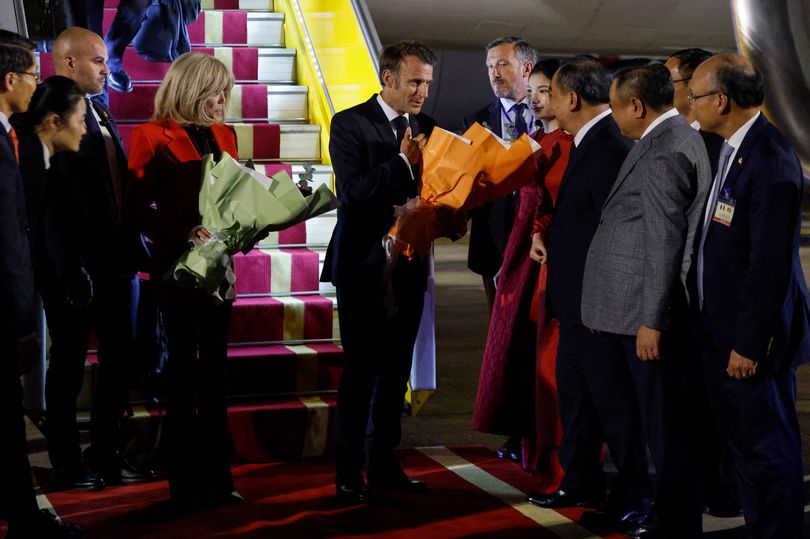 Emmanuel Macron 'smacked by wife' in shocking footage after couple seen ...