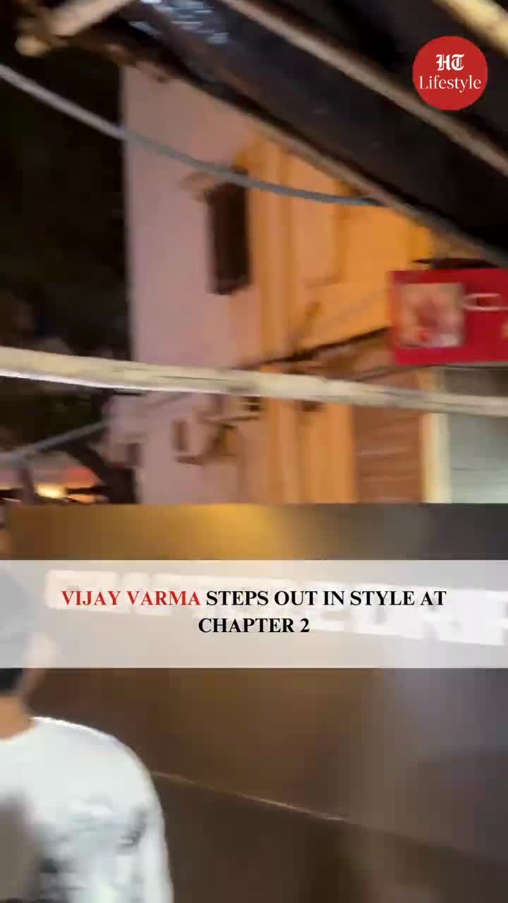 Vijay Varma steps out in style at Chapter 2