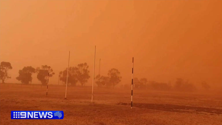 Dust storm swallows locals as wild weather hits South Australia