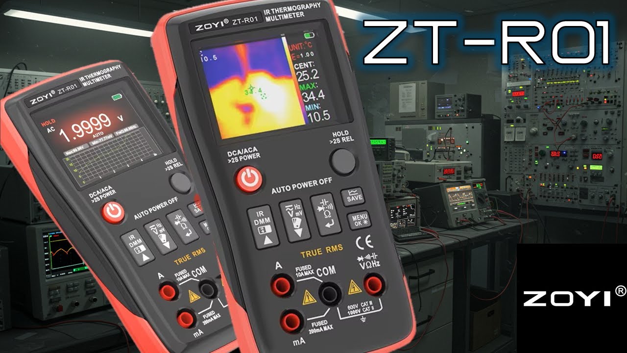 Espetacular – Visão Térmica com Multímetro de 25.000 Contagens | ZOYI ...