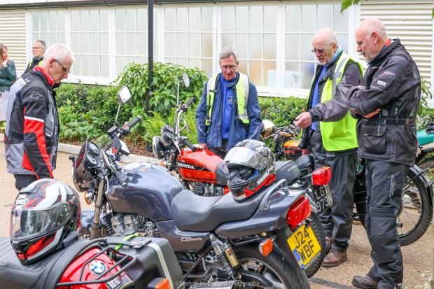 PICTURES: Striking convoy of classic and vintage motorcycles at charity ...