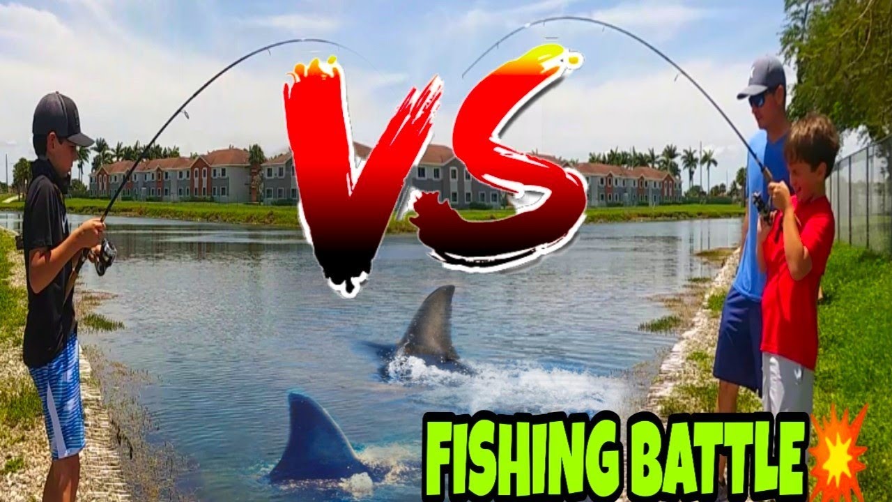BIG FISH Brother VS Brother FISHING CHALLENGE!!! (EPIC BATTLE)