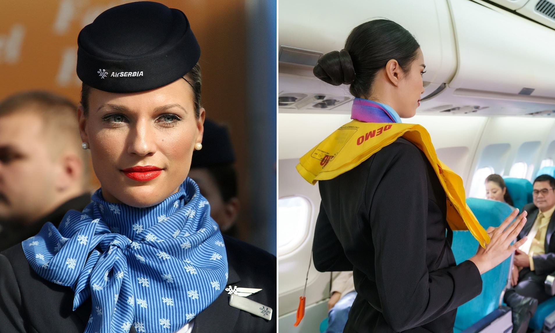 Flight attendant reveals the real reason they wear red lipstick