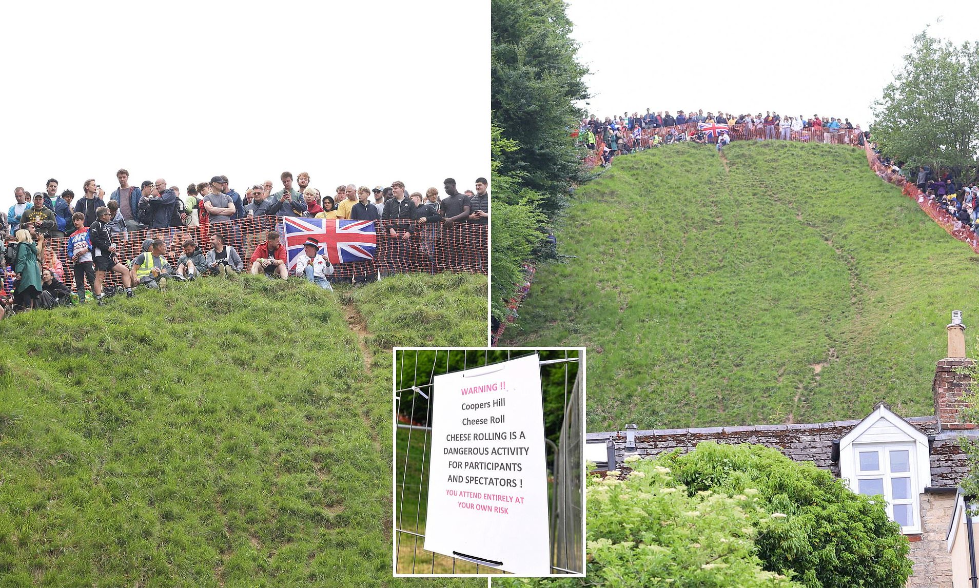 Daredevils hurl themselves down Cooper's Hill as Gloucestershire's ...