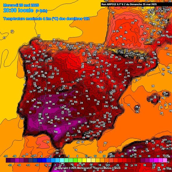 Spain to scorch in 40C heat surge as map shows hottest holiday hotspots