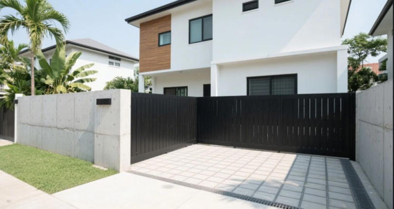 7 Desain Pagar BRC Estetik untuk Rumah Minimalis Subsidi, Simple tapi ...