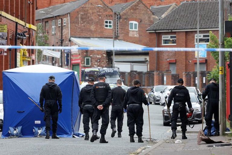 Police issue statement after double stabbing leaves man fighting for ...