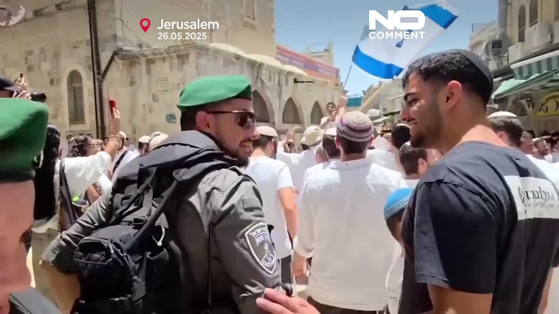 Israeli nationalists gather for annual march in Jerusalem’s Old City