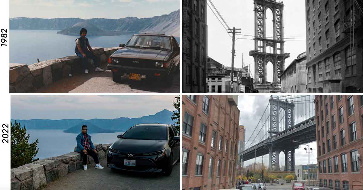 25 Fascinating Photos of How Time Changes Landscapes