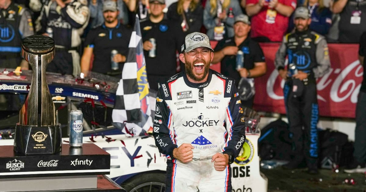 Ross Chastain explains Coca-Cola 600 extended celebration: ‘I won and ...