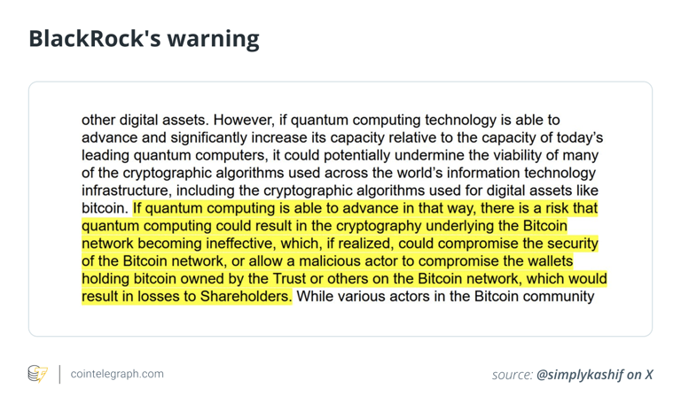 BlackRock issues rare warning: Is Bitcoin’s future at risk from quantum ...